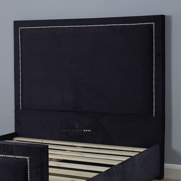 Timeless Studded Bed Frame Hand Crafted – Upholstered Beds