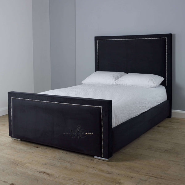 Timeless Studded Bed Frame Hand Crafted – Upholstered Beds