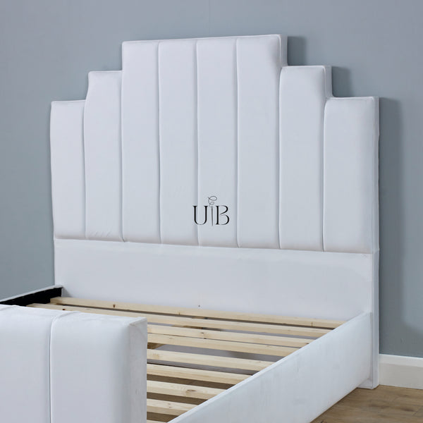 Vertex Stepped Bed Frame Hand Crafted – Upholstered Beds